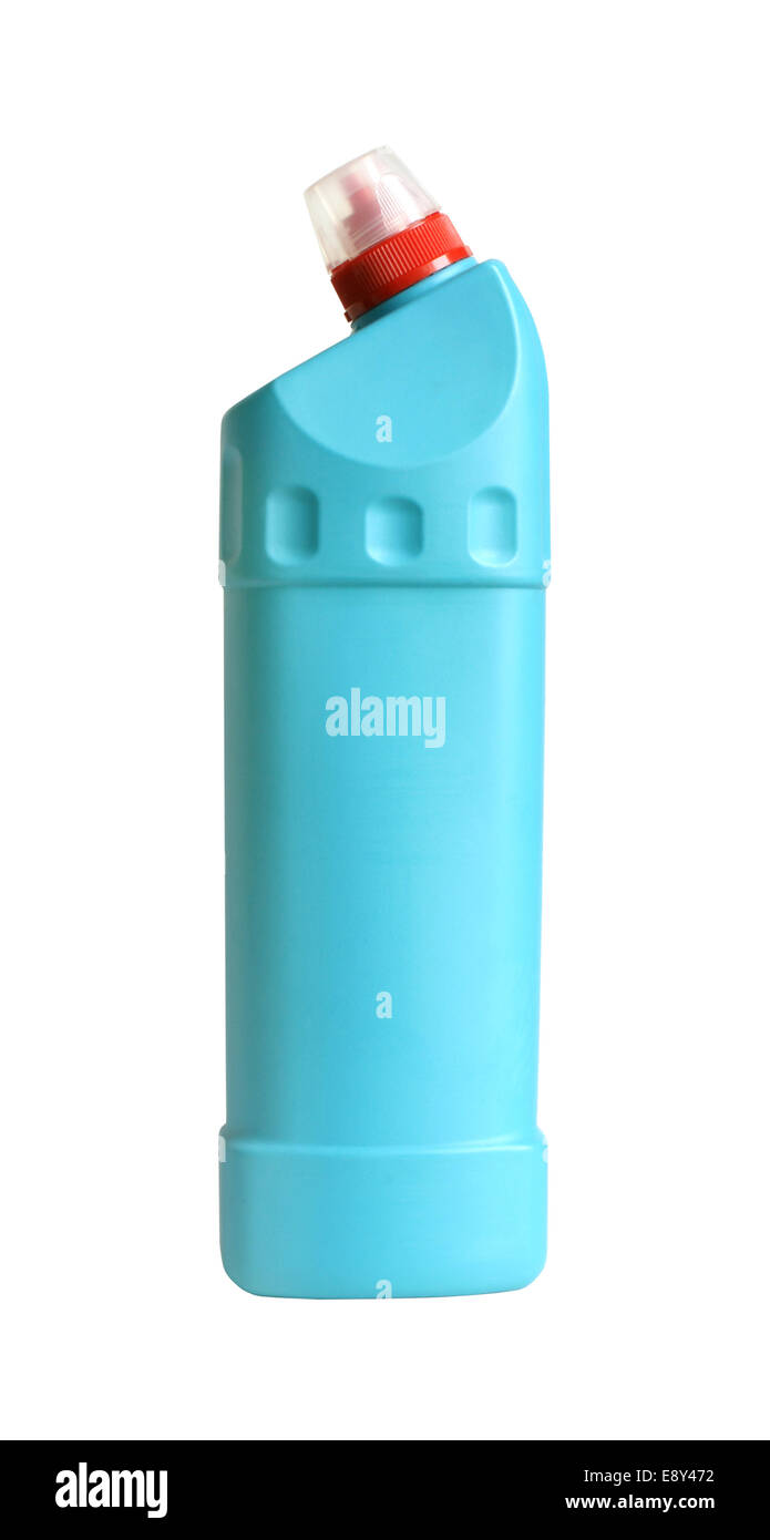 Plastic blue bottle Stock Photo - Alamy