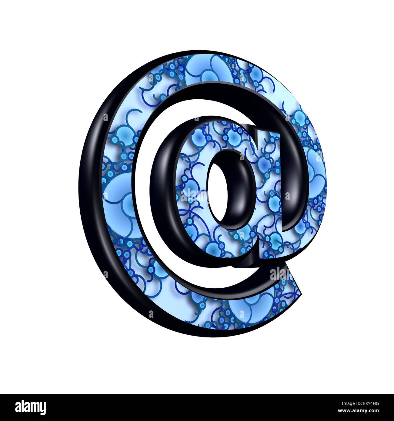 3d web sign with decorative blue texture Stock Photo - Alamy