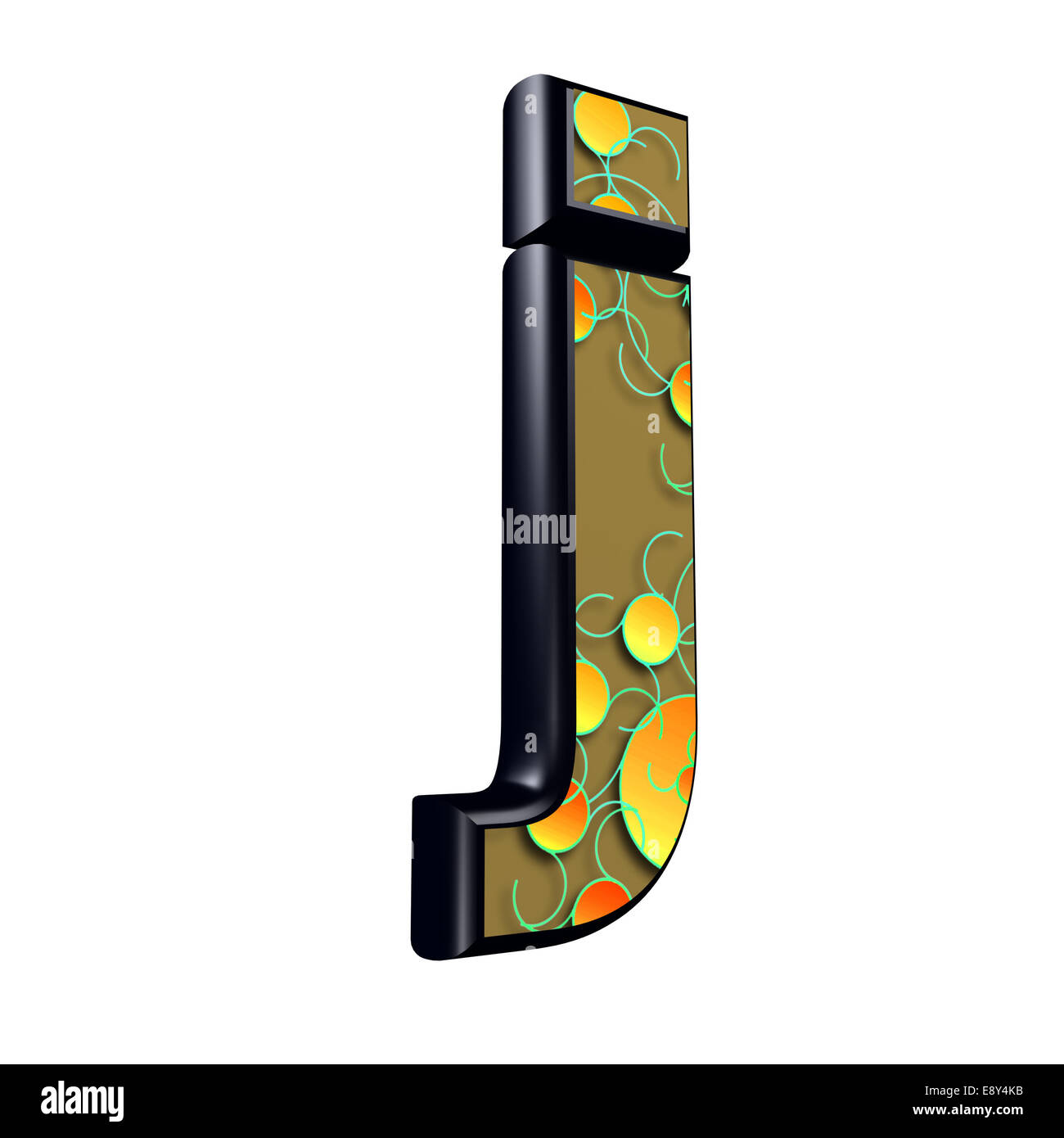 Decorative letter j hi-res stock photography and images - Alamy