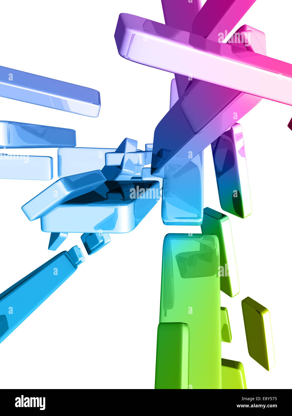 3d gold cubes Cut Out Stock Images & Pictures - Alamy