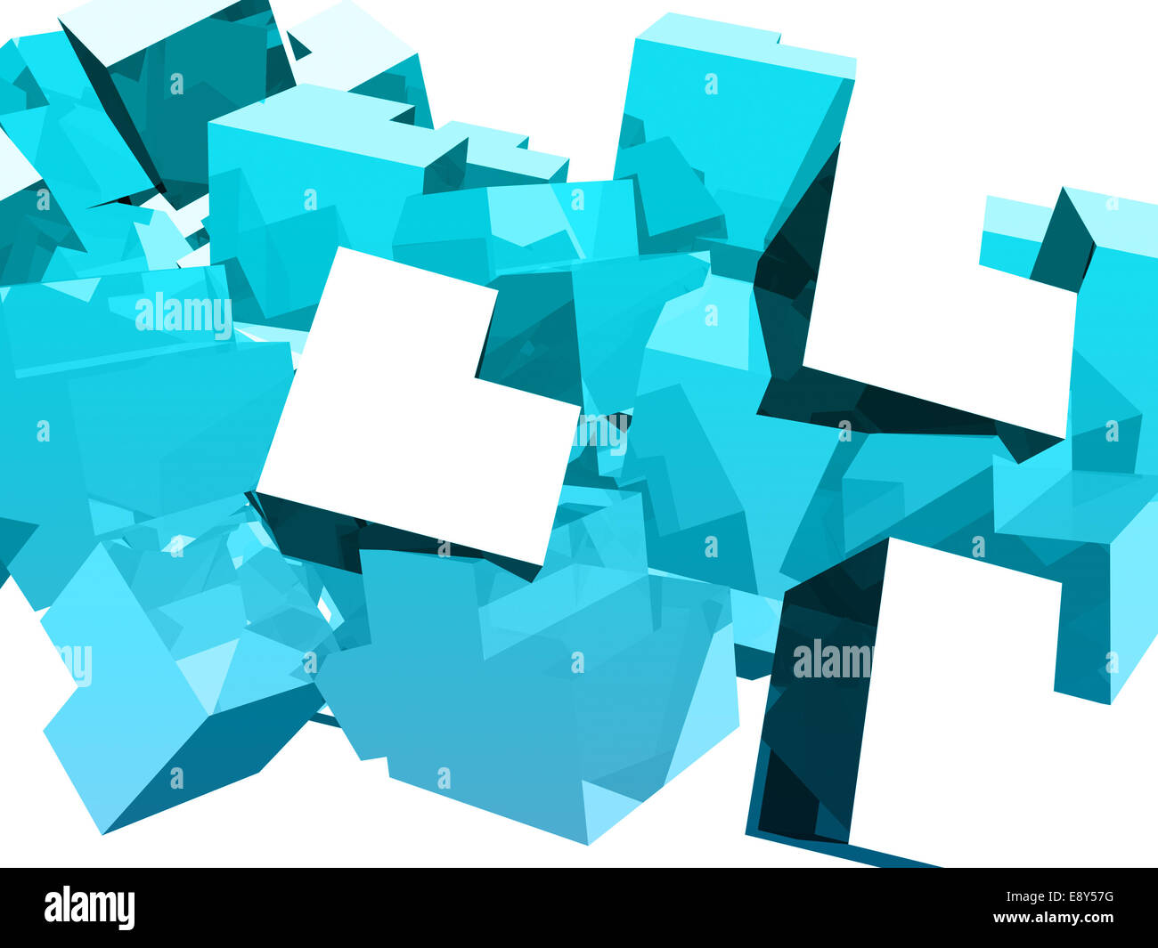 3d cubes with glossy light effects Stock Photo - Alamy