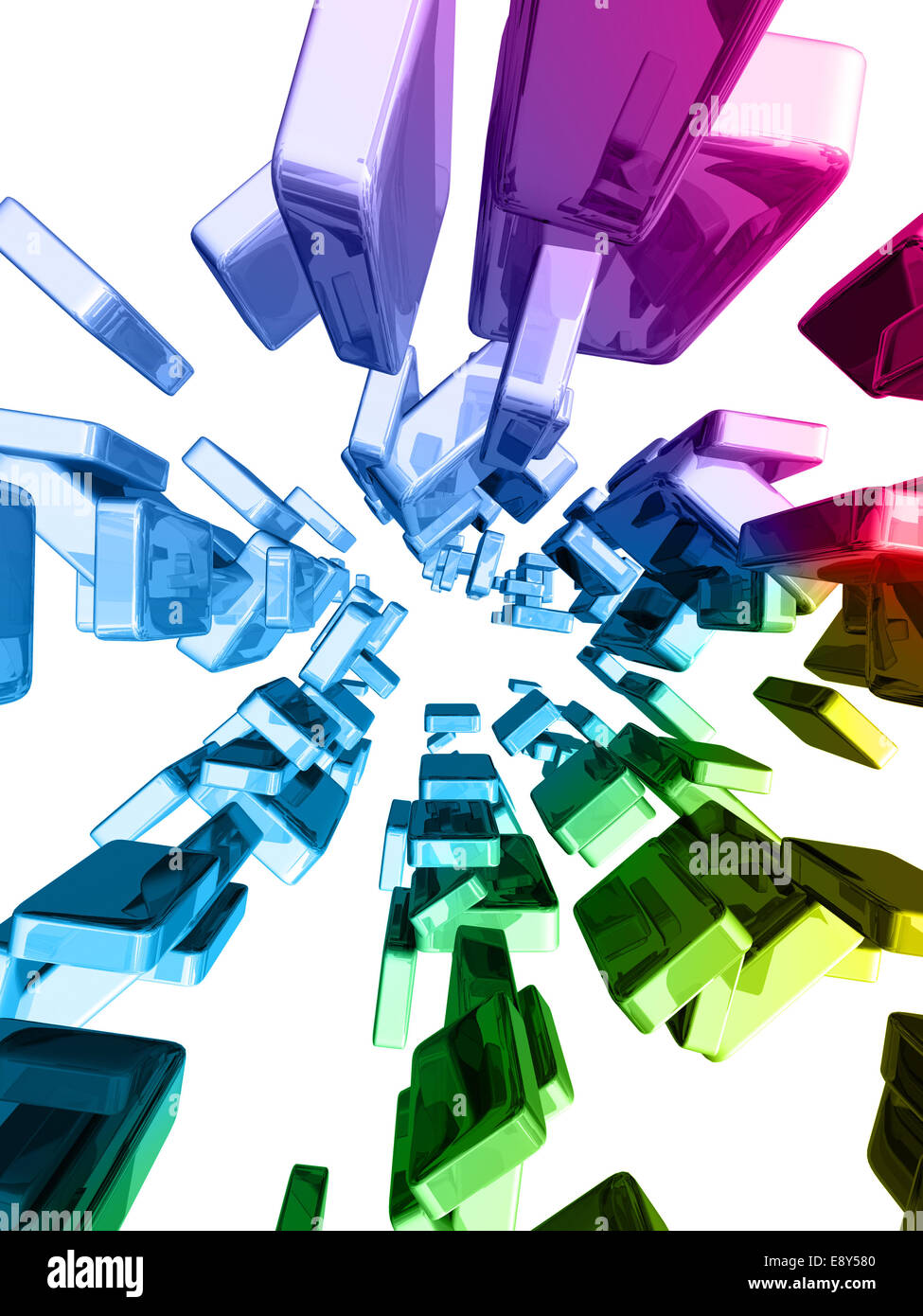 3d rainbow hi-res stock photography and images - Alamy