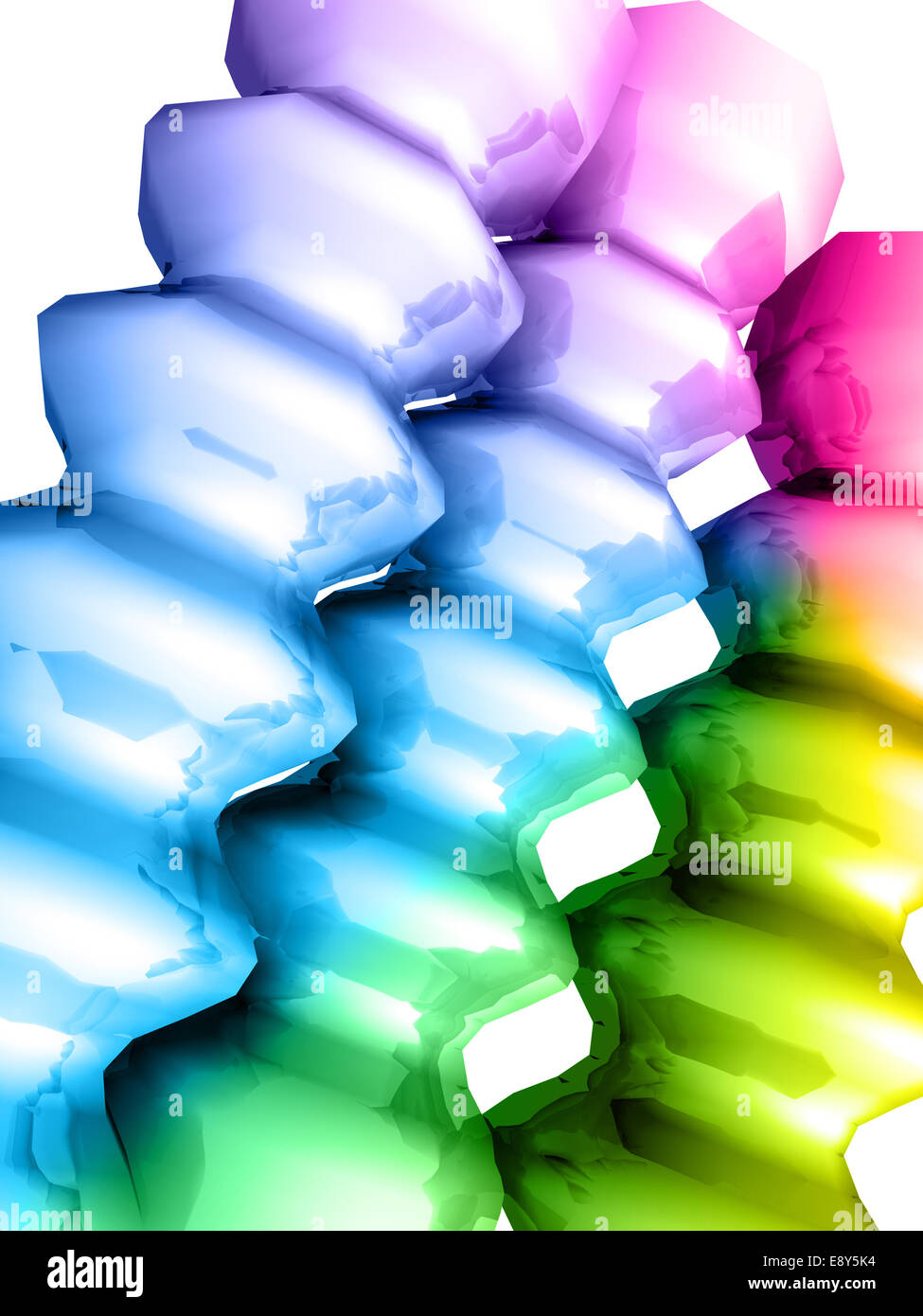 3d cubes with glossy light effects Stock Photo - Alamy