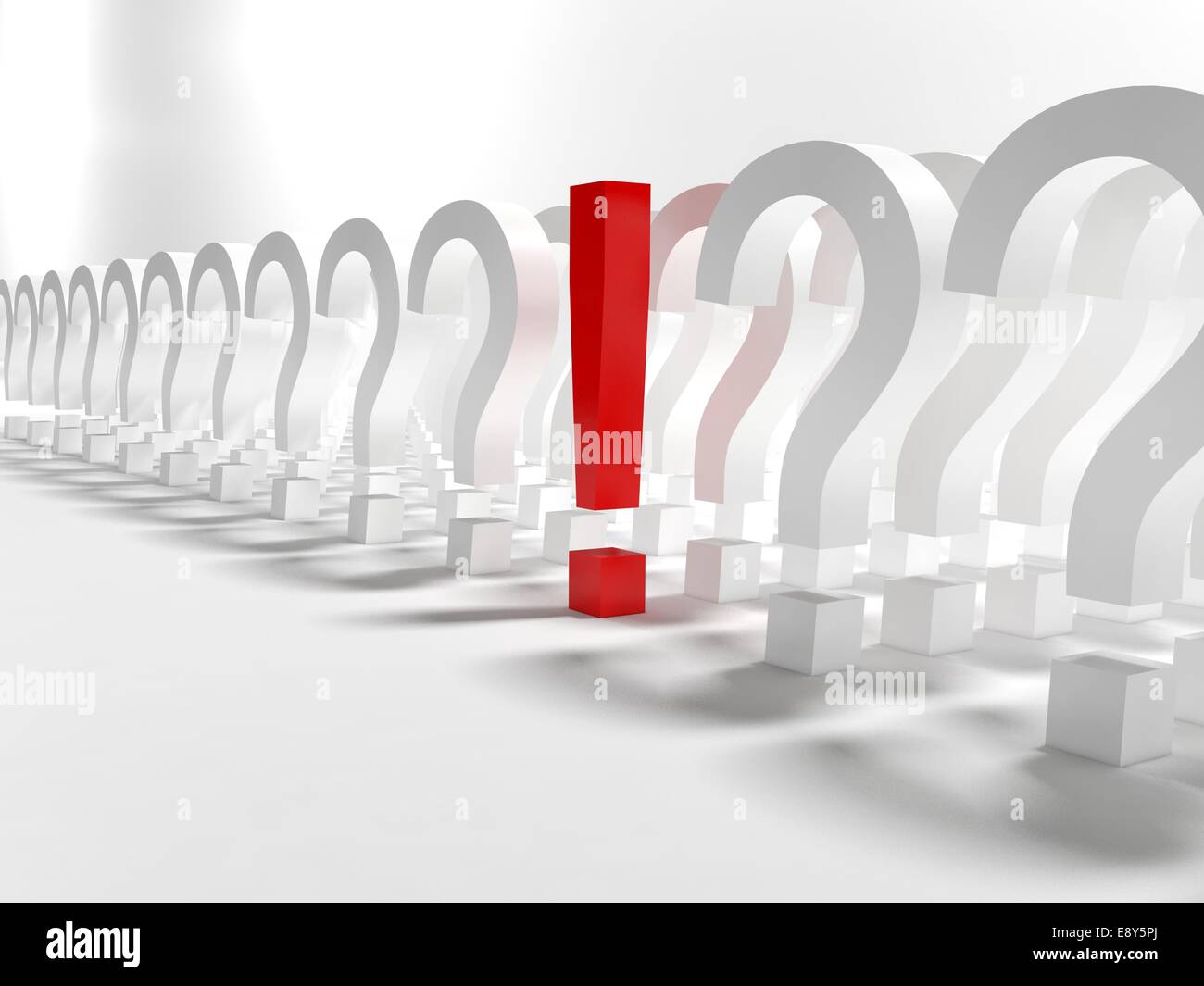 questions and exclamation sign Stock Photo - Alamy