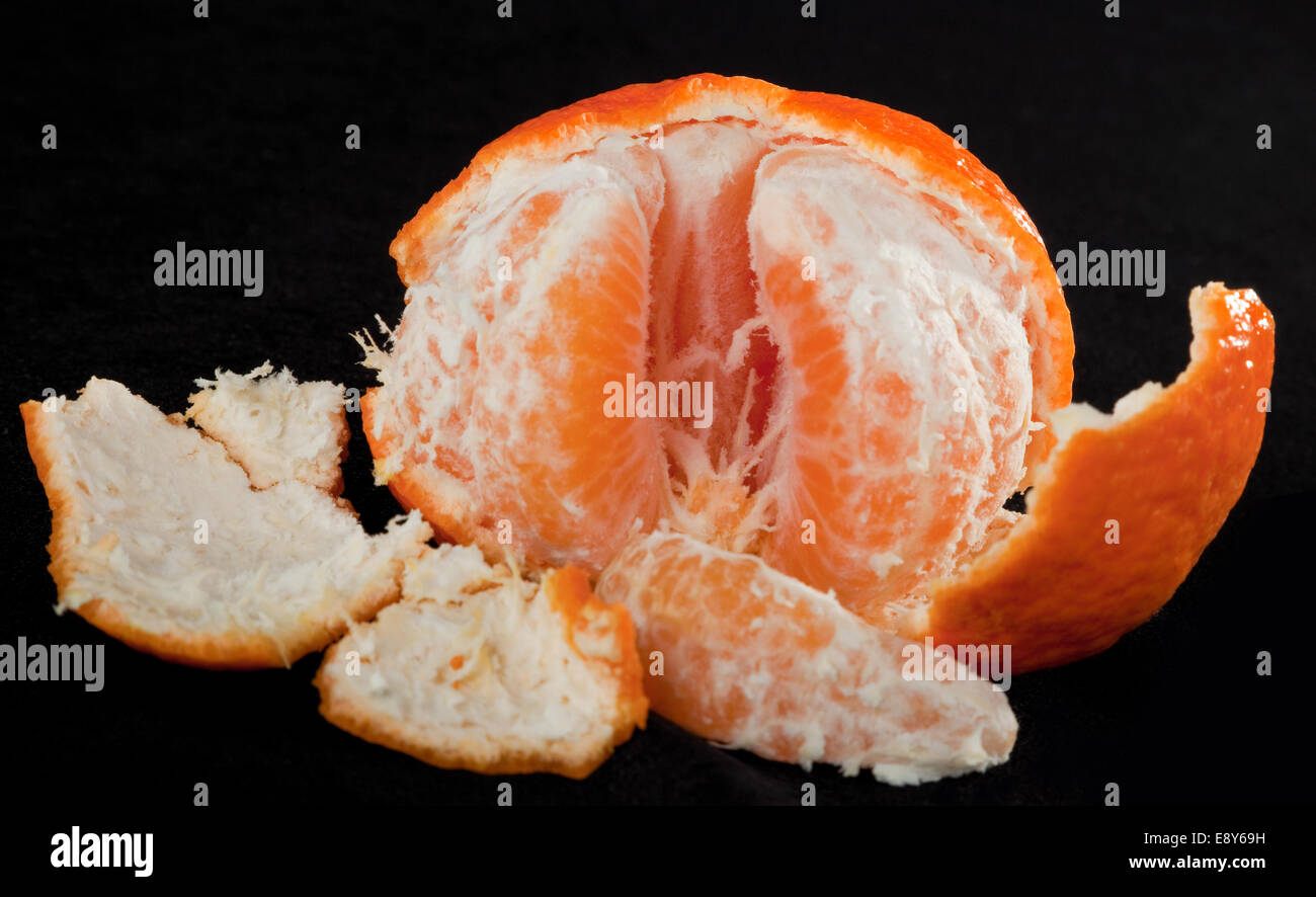 Partially Peeled Orange