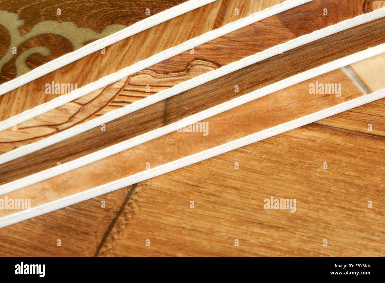 Collection natural linoleum Stock Photo - Alamy
