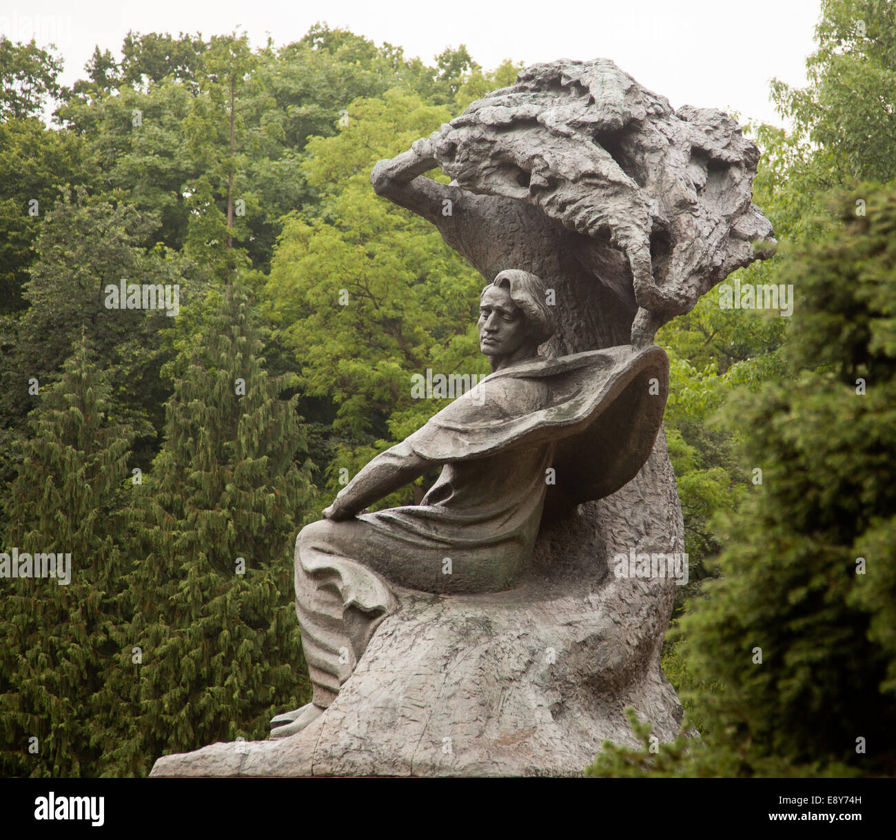 Frederick chopin statue hi-res stock photography and images - Alamy