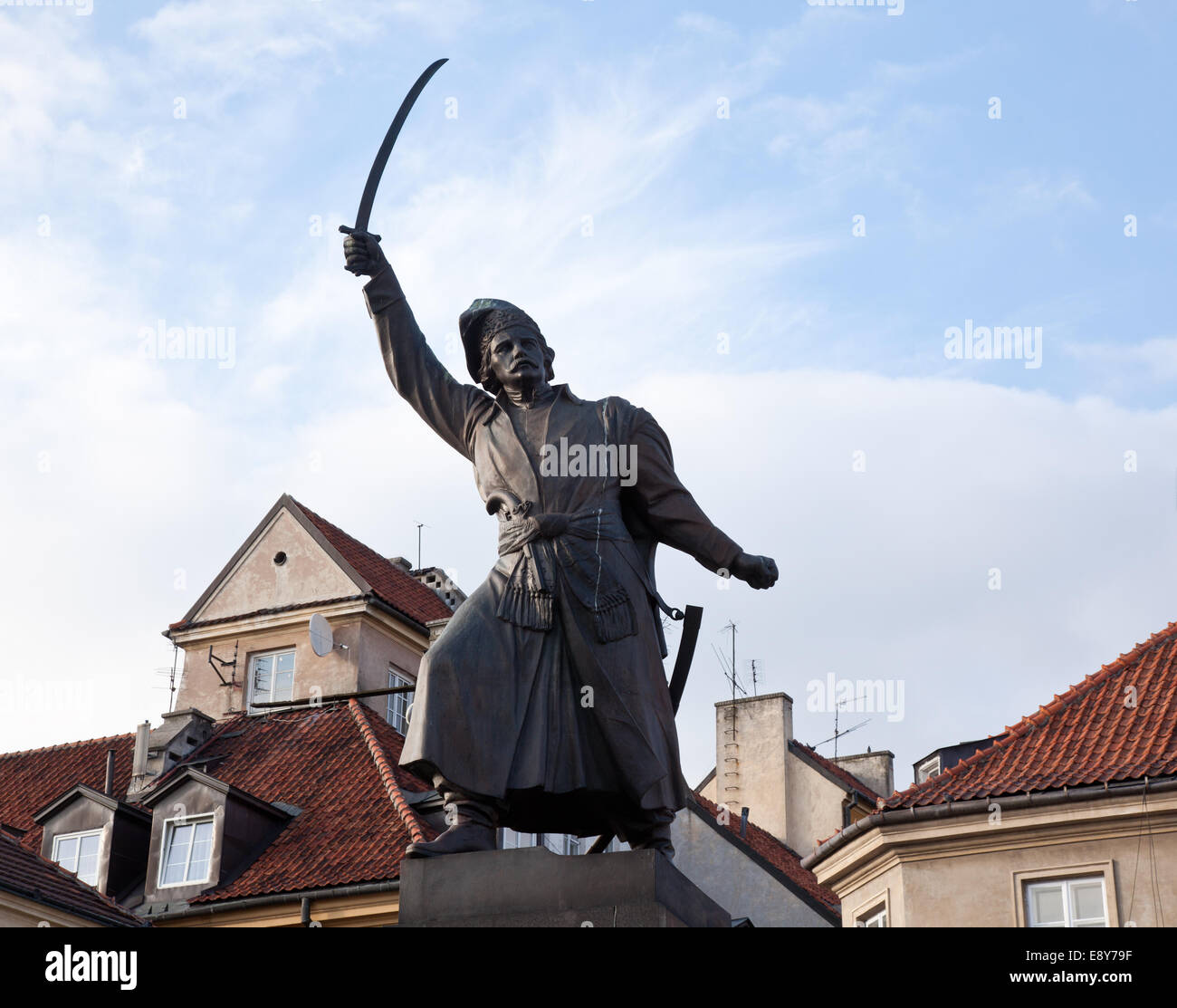 Jan Kilinski Statue Stock Photo - Alamy