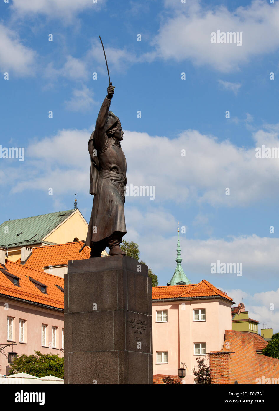 Jan Kilinski Statue Stock Photo - Alamy