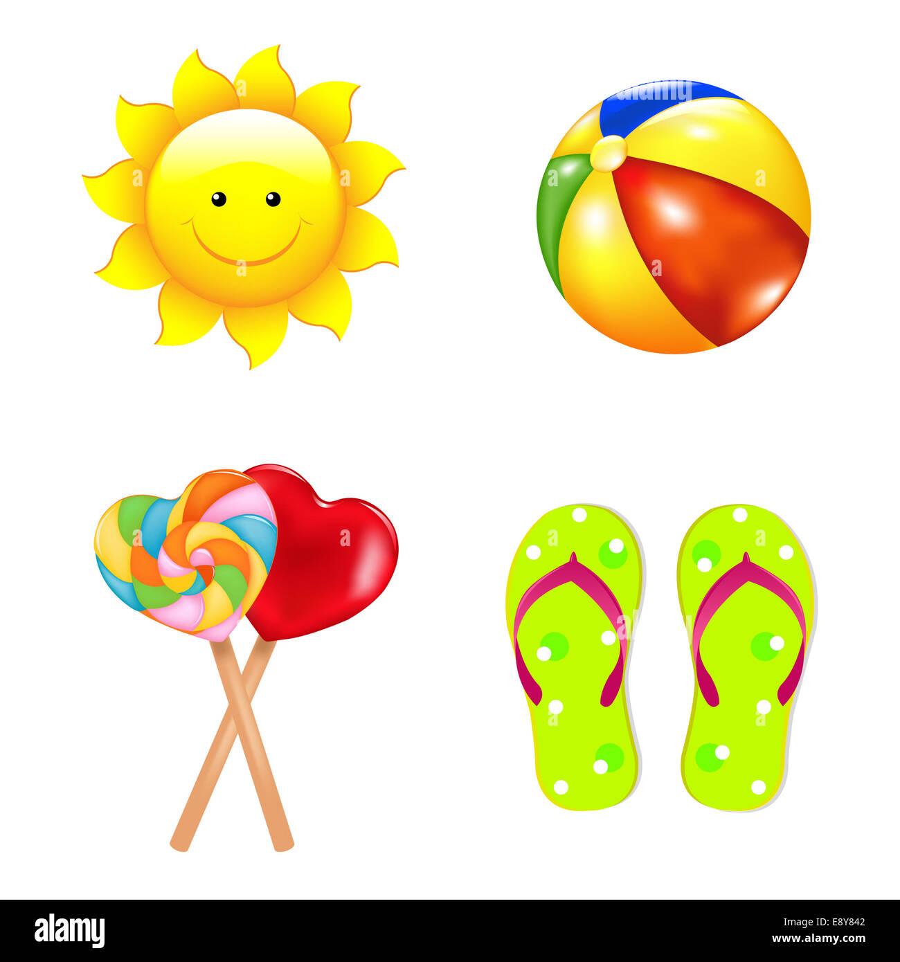 Beach ball clipart hi-res stock photography and images - Alamy