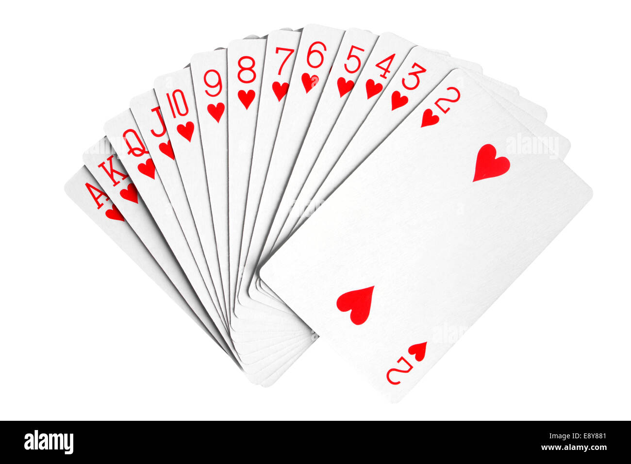 Playing cards fan Cut Out Stock Images & Pictures - Alamy