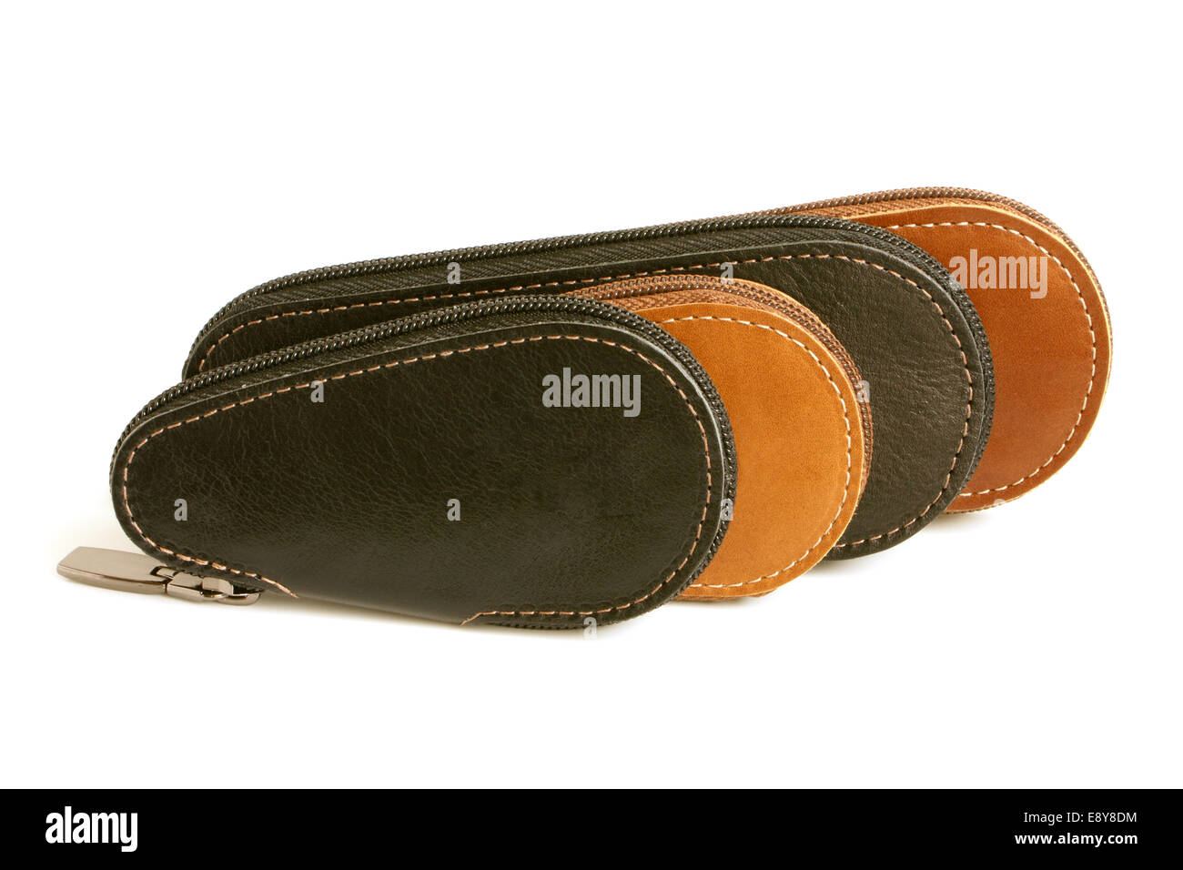 Leather cases for keys Stock Photo - Alamy