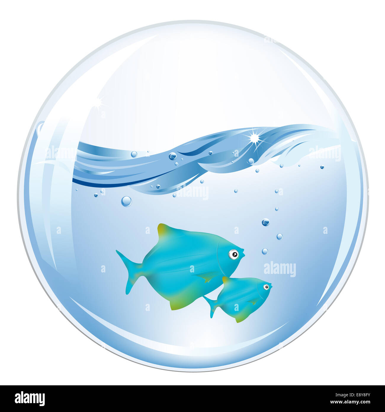 Fish swim in circle hi-res stock photography and images - Alamy