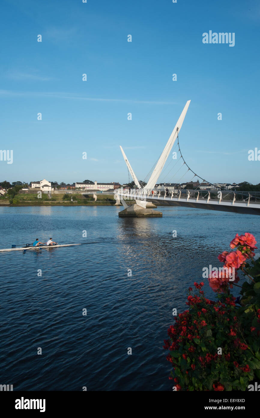 The Peace Bridge Derry Londonderry Northern Ireland United Kingdom ...