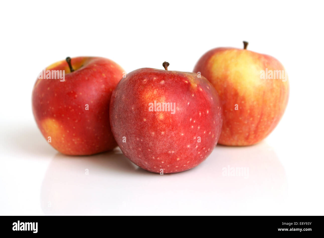 Three apples Cut Out Stock Images & Pictures - Alamy