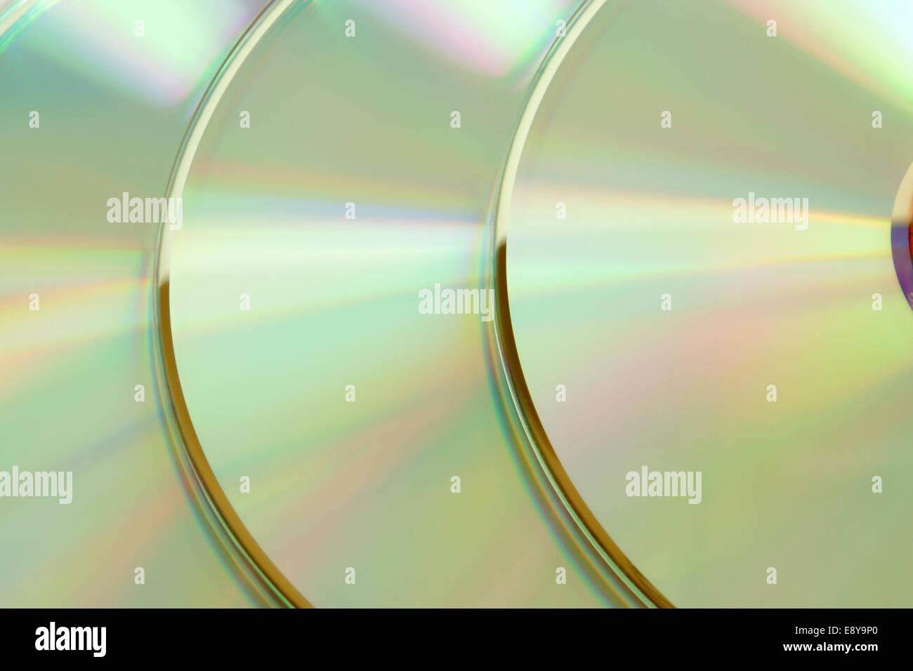 Closeup of three cd Stock Photo - Alamy