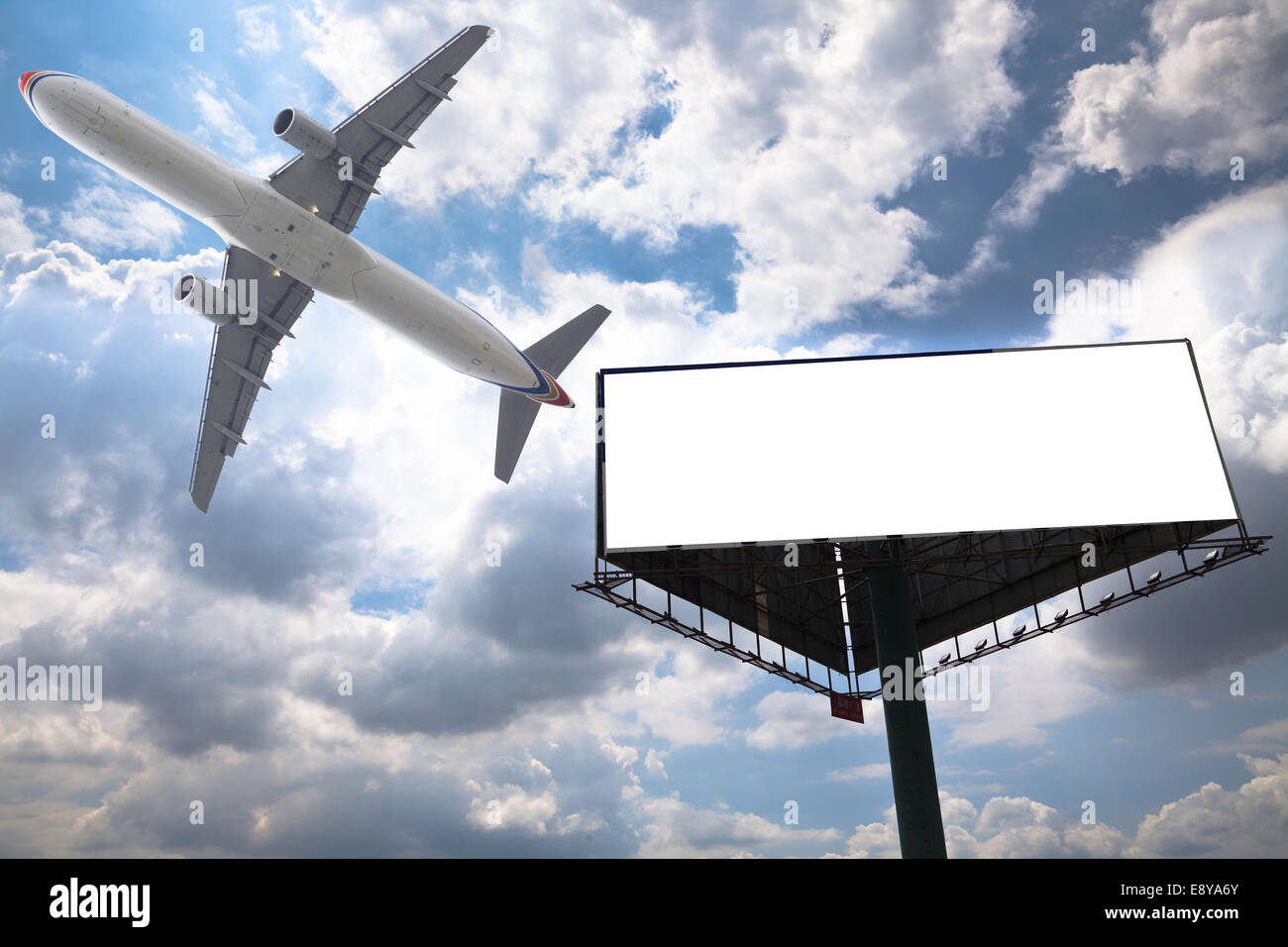 Airplane banner ad hi-res stock photography and images - Alamy
