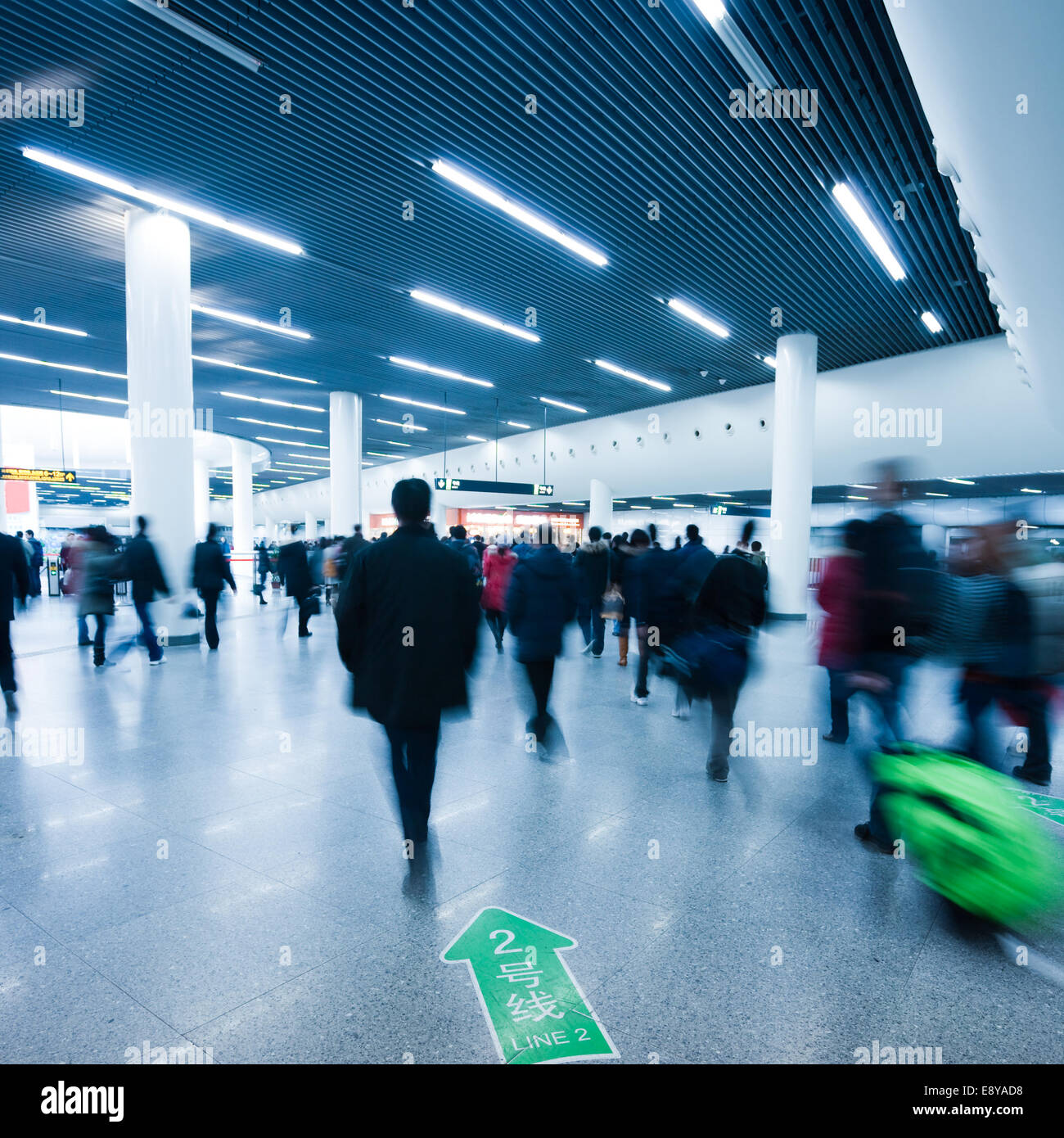 Inside crowded train shanghai metro hi-res stock photography and images ...