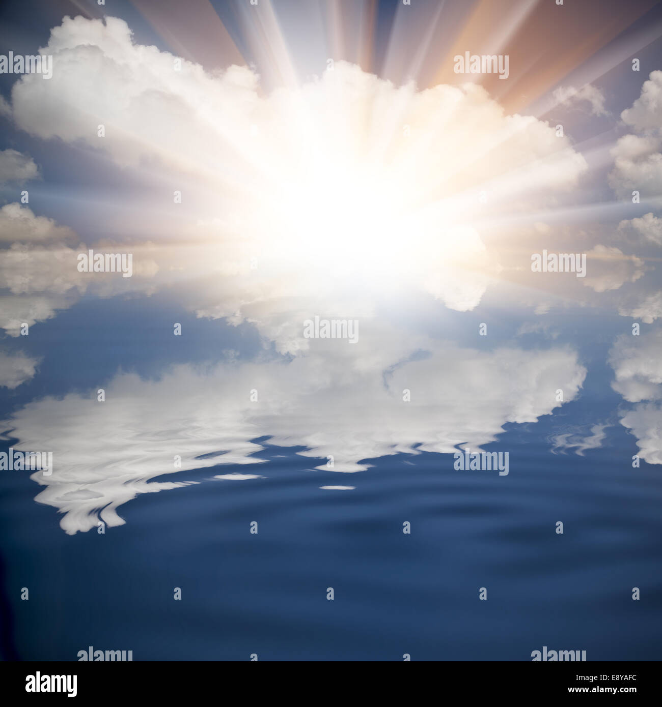 Sun flare high cloud hi-res stock photography and images - Alamy
