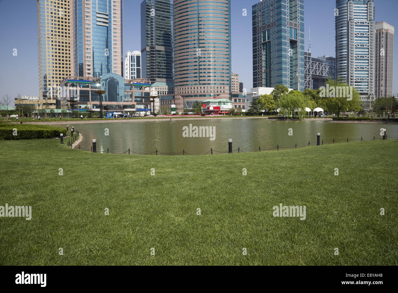 Shanghai architecture trees hi-res stock photography and images - Alamy