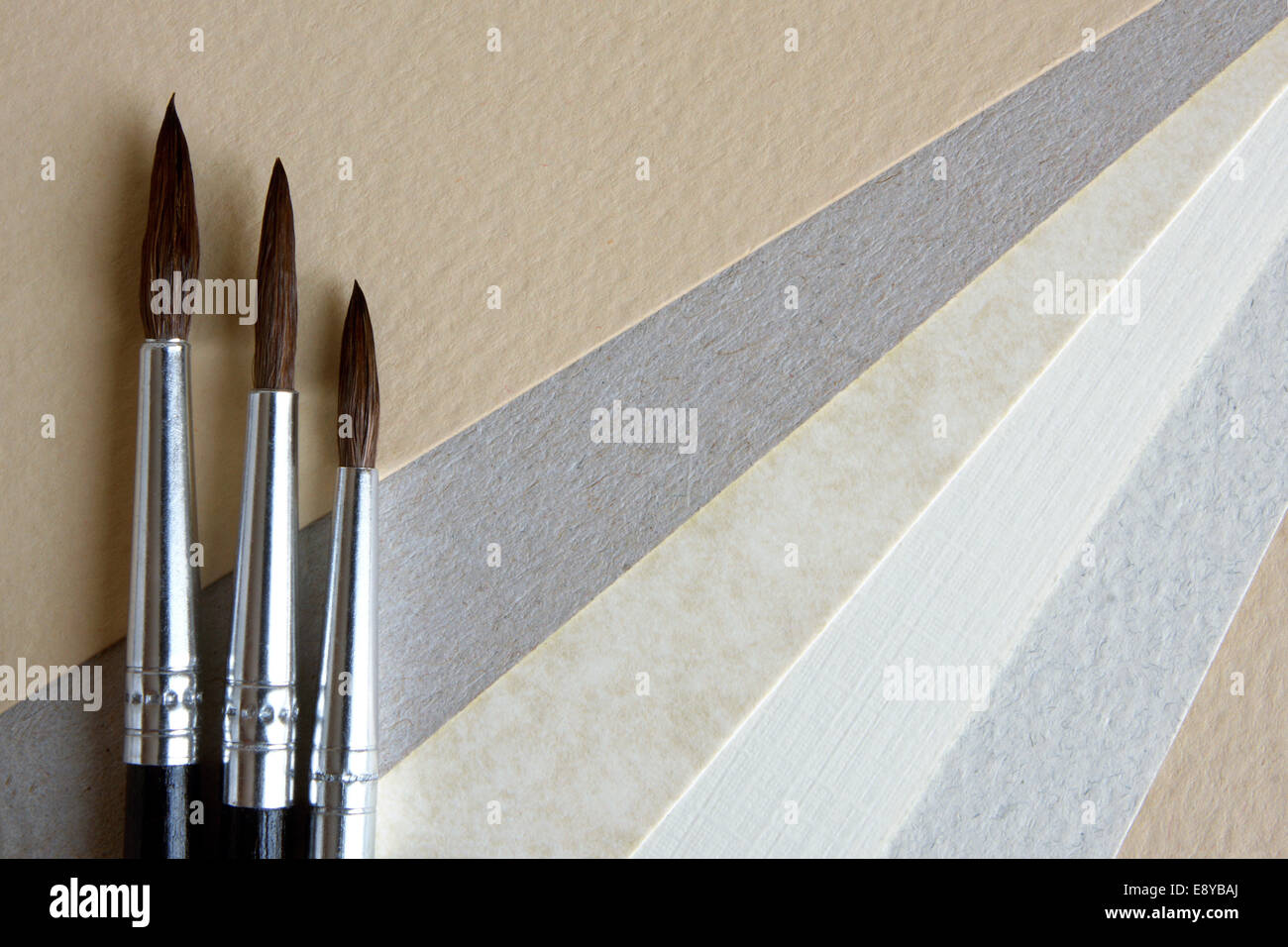 Paint and brushes illustration hi-res stock photography and images - Alamy