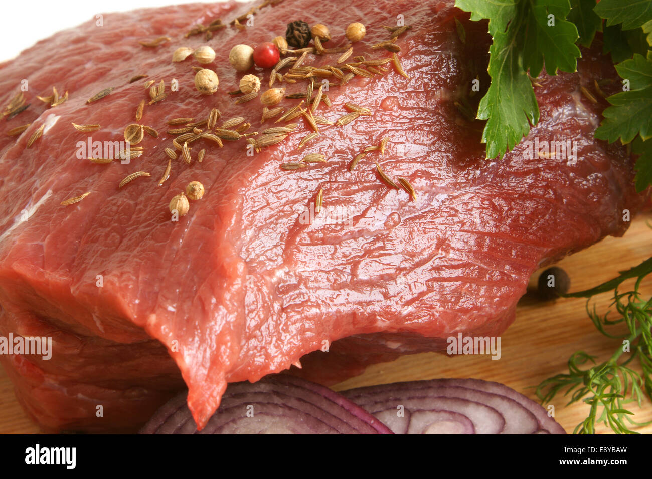 Fresh raw beef meat Stock Photo - Alamy