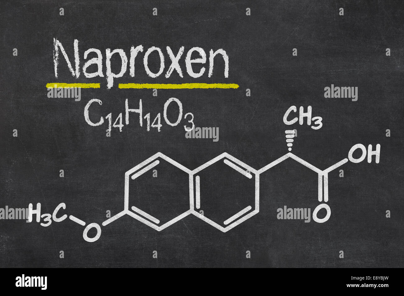 Naproxen Chemical Structure