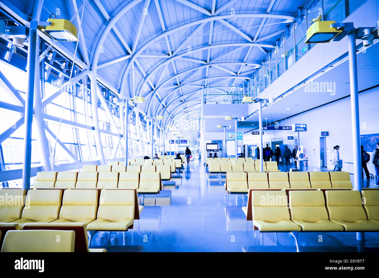 interior of airport Stock Photo - Alamy