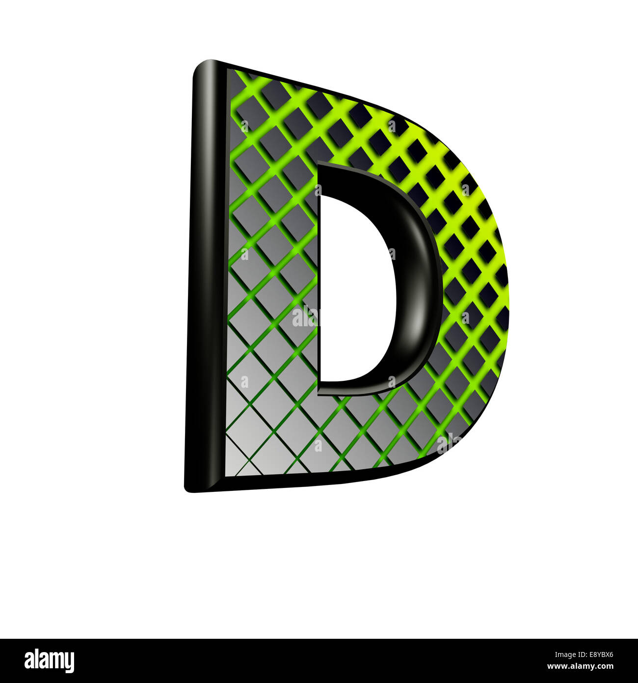 Green letter d hi-res stock photography and images - Alamy