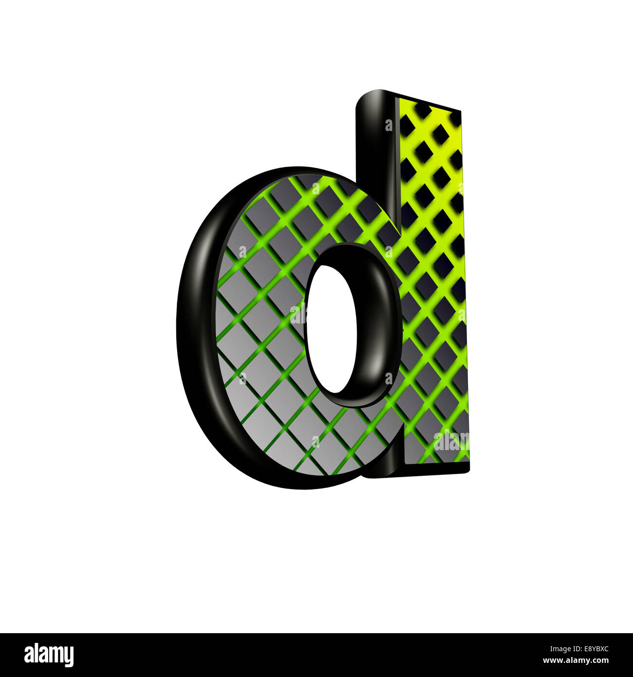Green letter d hi-res stock photography and images - Alamy