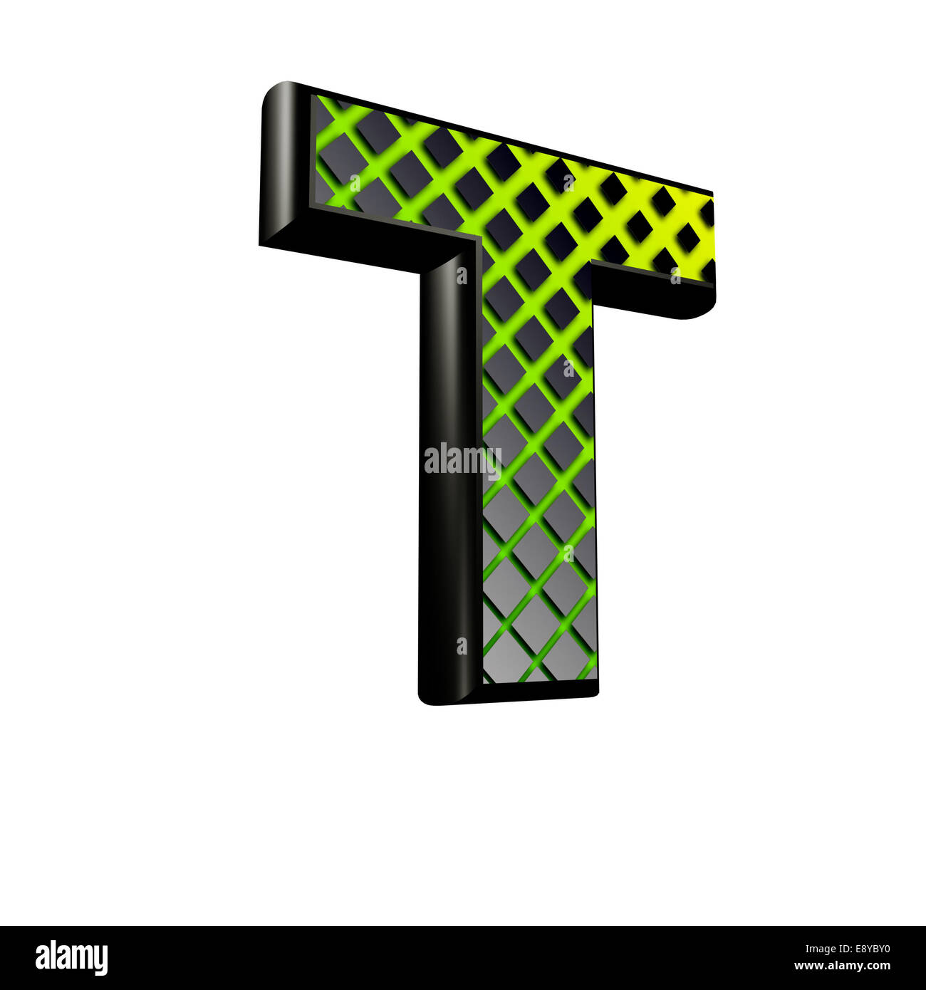 Green t letter hi-res stock photography and images - Alamy