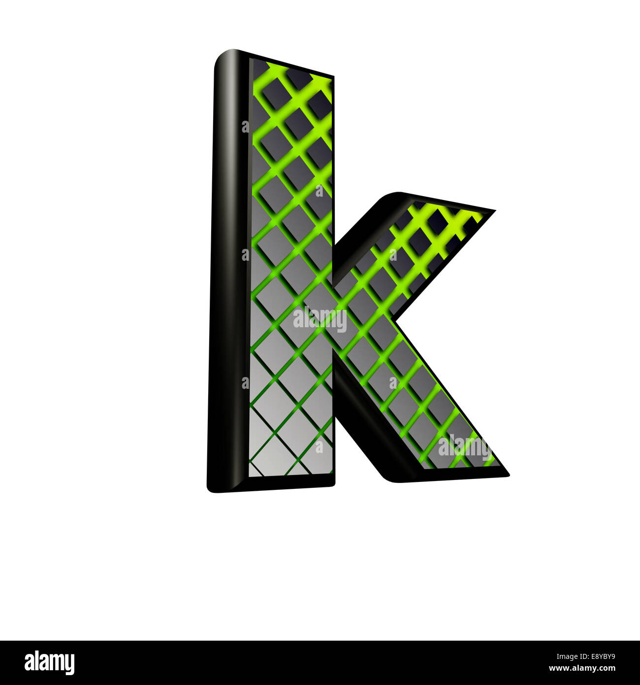 Letter K Logo 3d