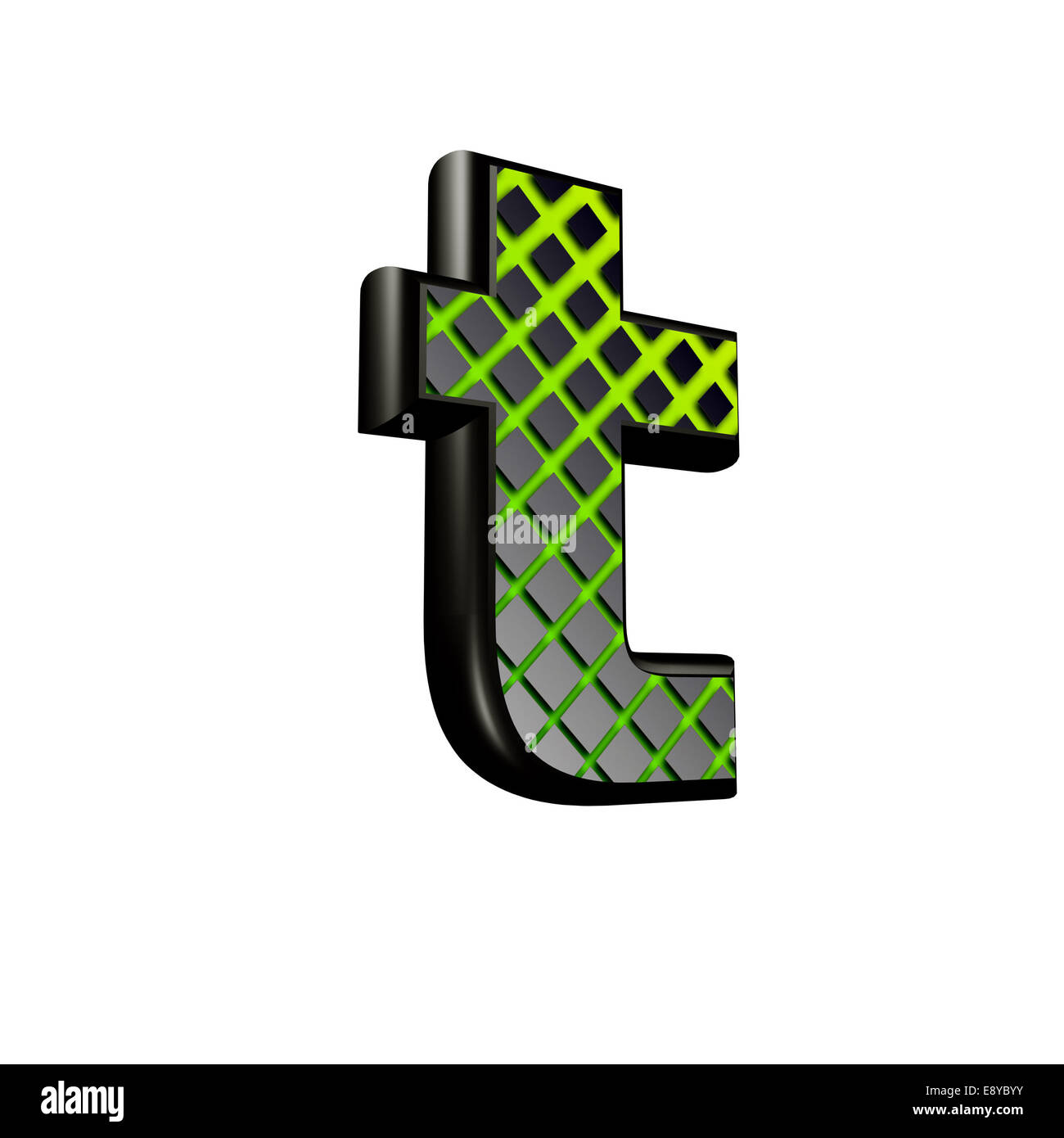 The Letter T Designs In Green