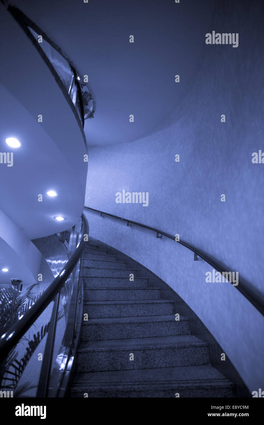 Circle stairs hi-res stock photography and images - Alamy