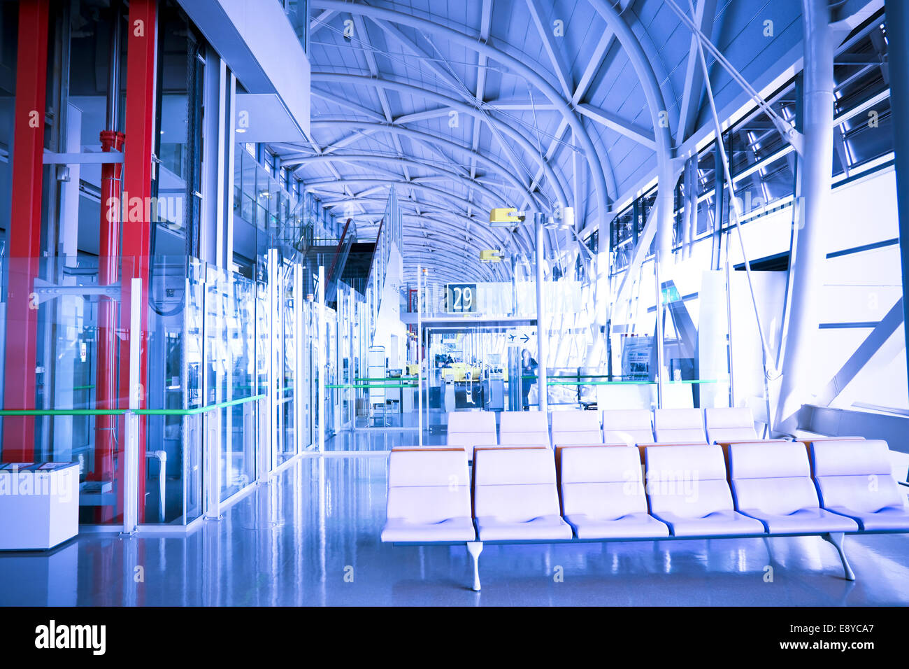 interior of airport Stock Photo - Alamy