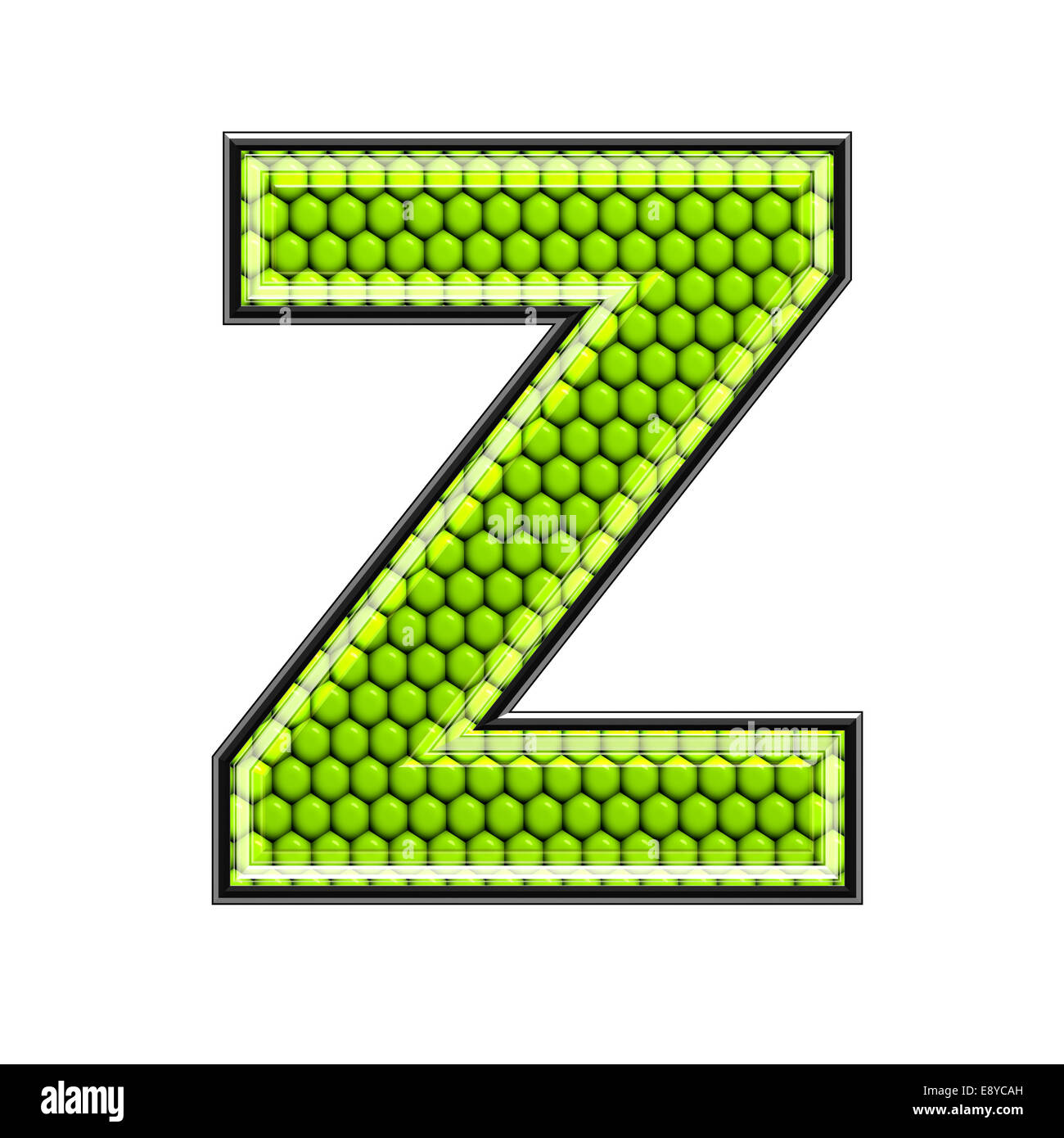 Abstract 3d letter reptile skin hi-res stock photography and images - Alamy