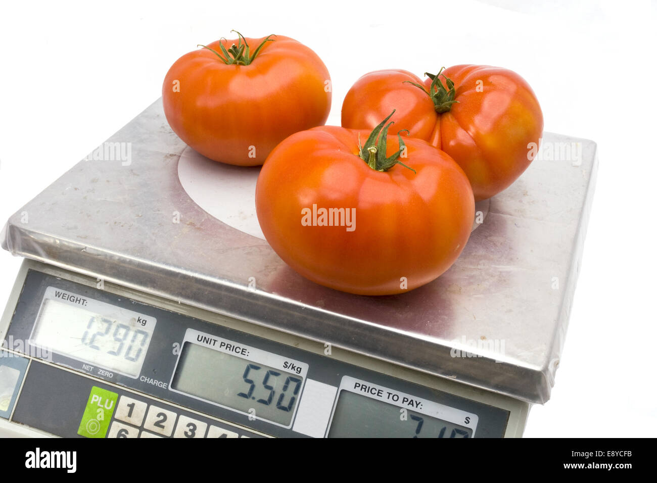 Weighing scale tomatoes hi-res stock photography and images - Alamy
