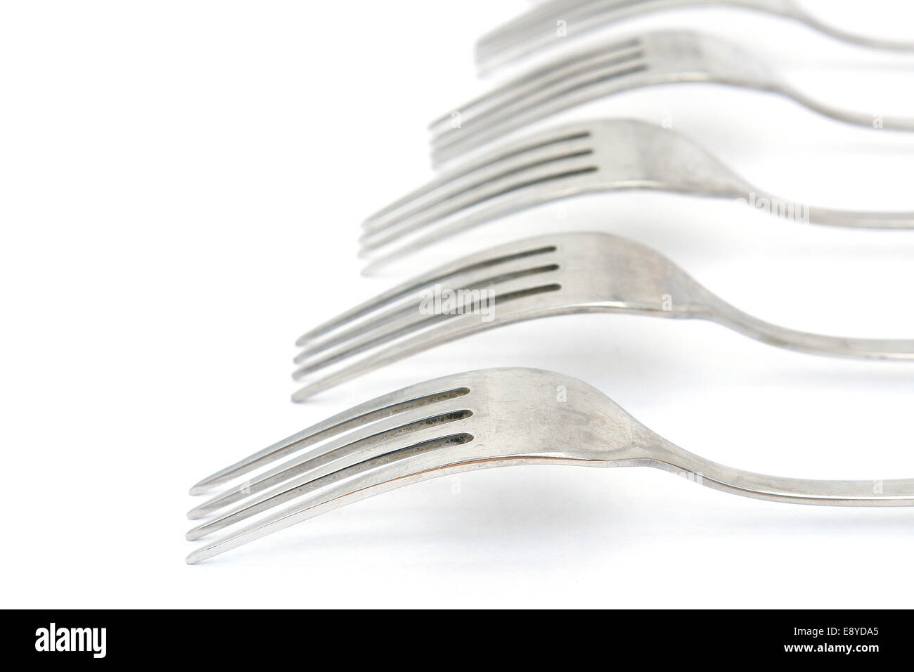 Shiny forks Cut Out Stock Images & Pictures - Alamy