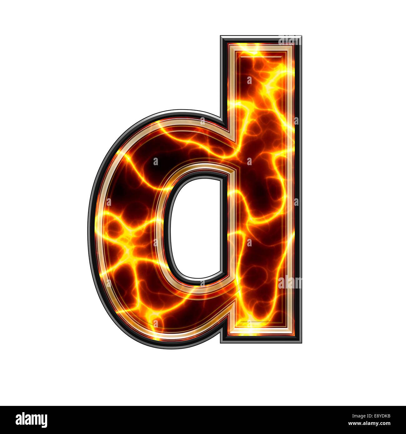 3d electric letter - D Stock Photo - Alamy