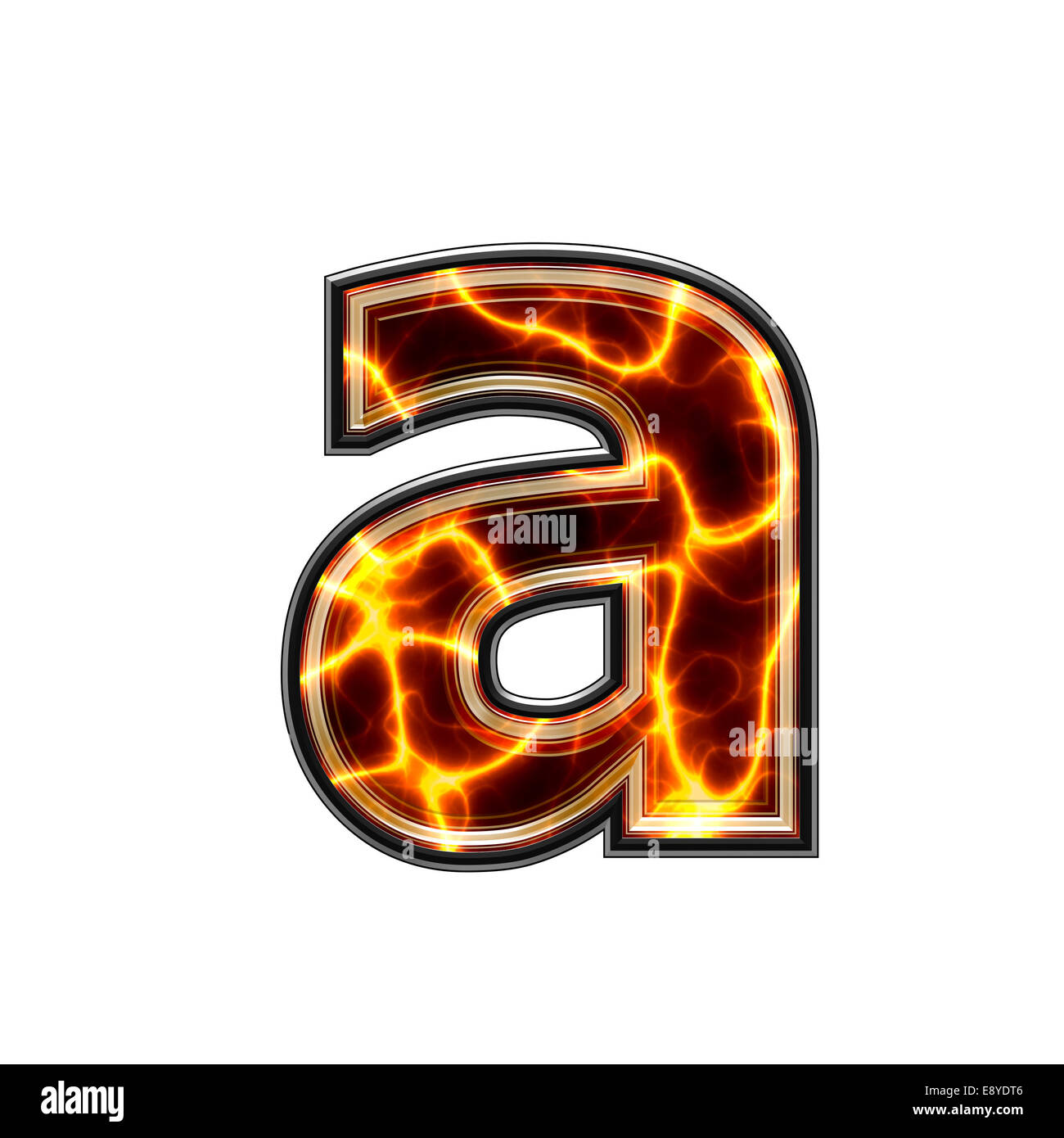 3d electric letter - A Stock Photo - Alamy