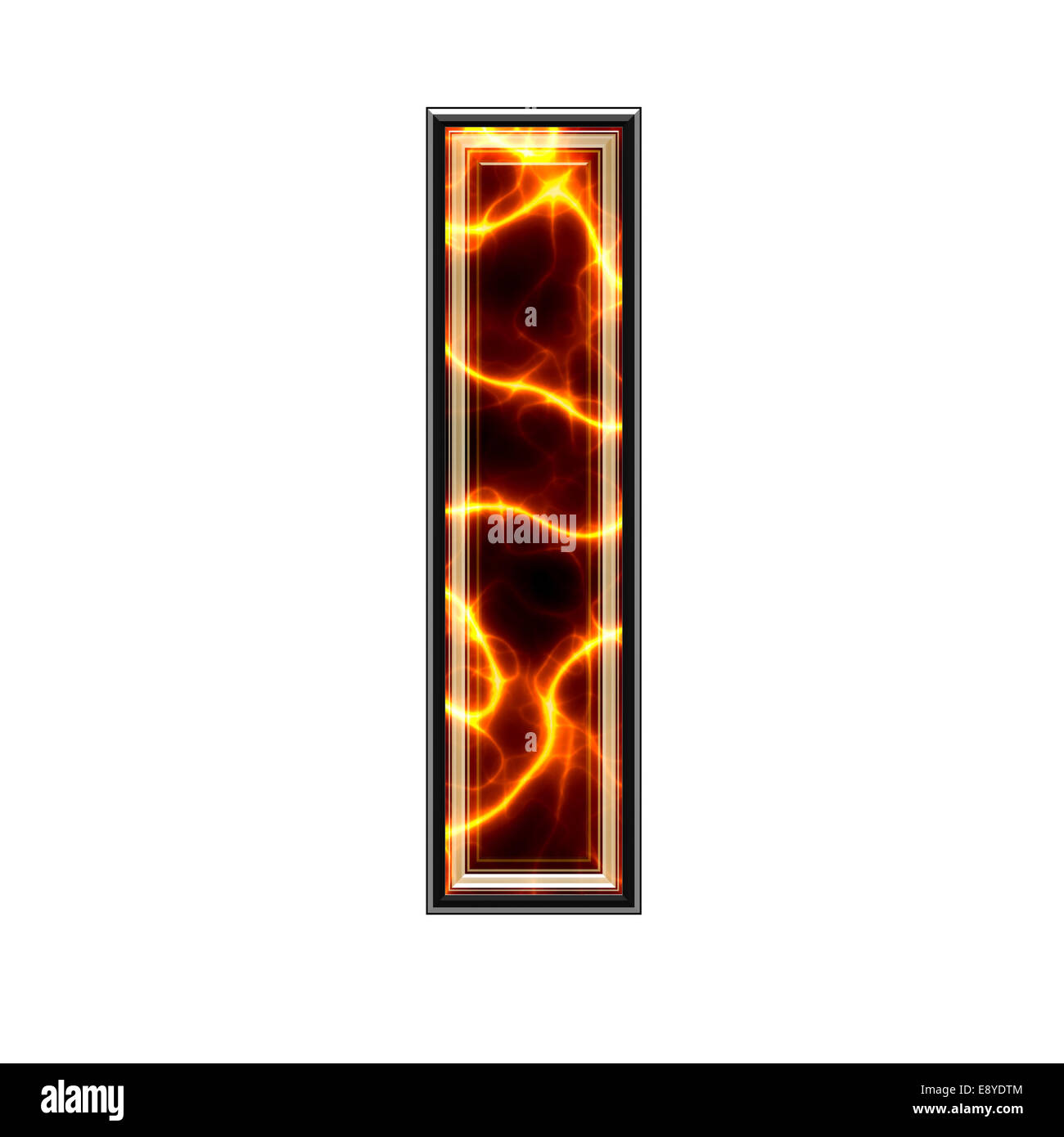 3d electric letter - L Stock Photo - Alamy