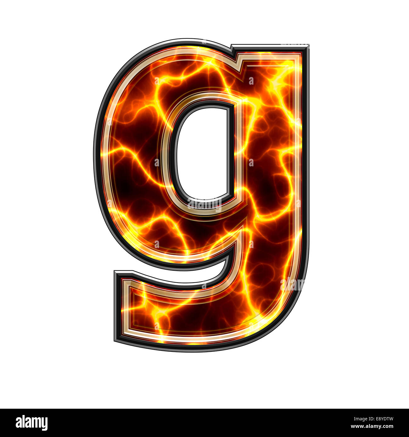 3d electric letter - G Stock Photo - Alamy