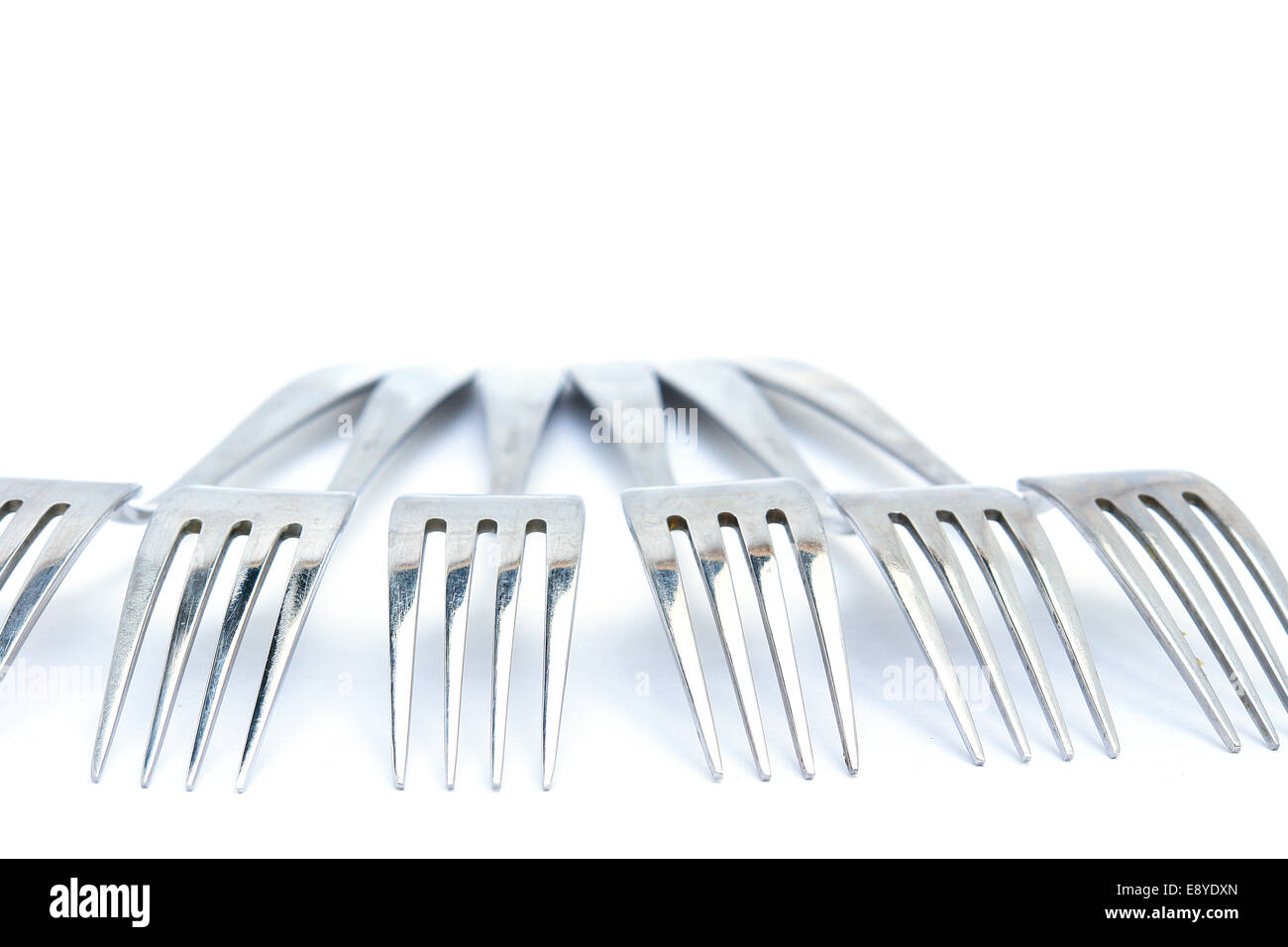 Pile of forks Cut Out Stock Images & Pictures - Alamy