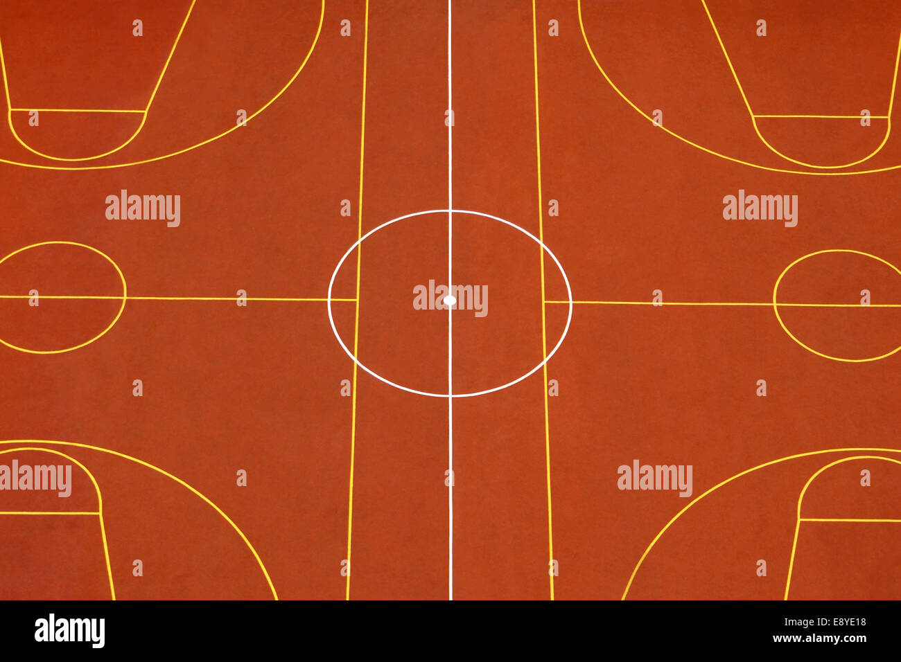 The orange sports ground Stock Photo - Alamy