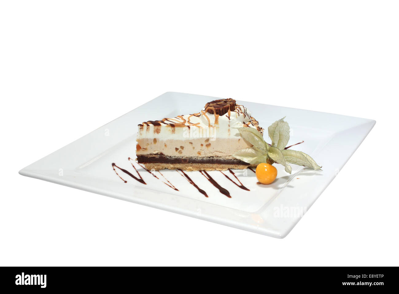 Piece cake chocolate hi-res stock photography and images - Alamy