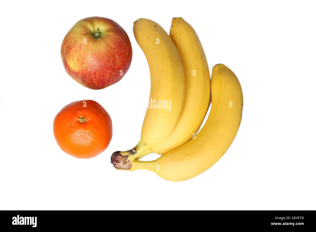 Smiling fruit set Cut Out Stock Images & Pictures - Alamy