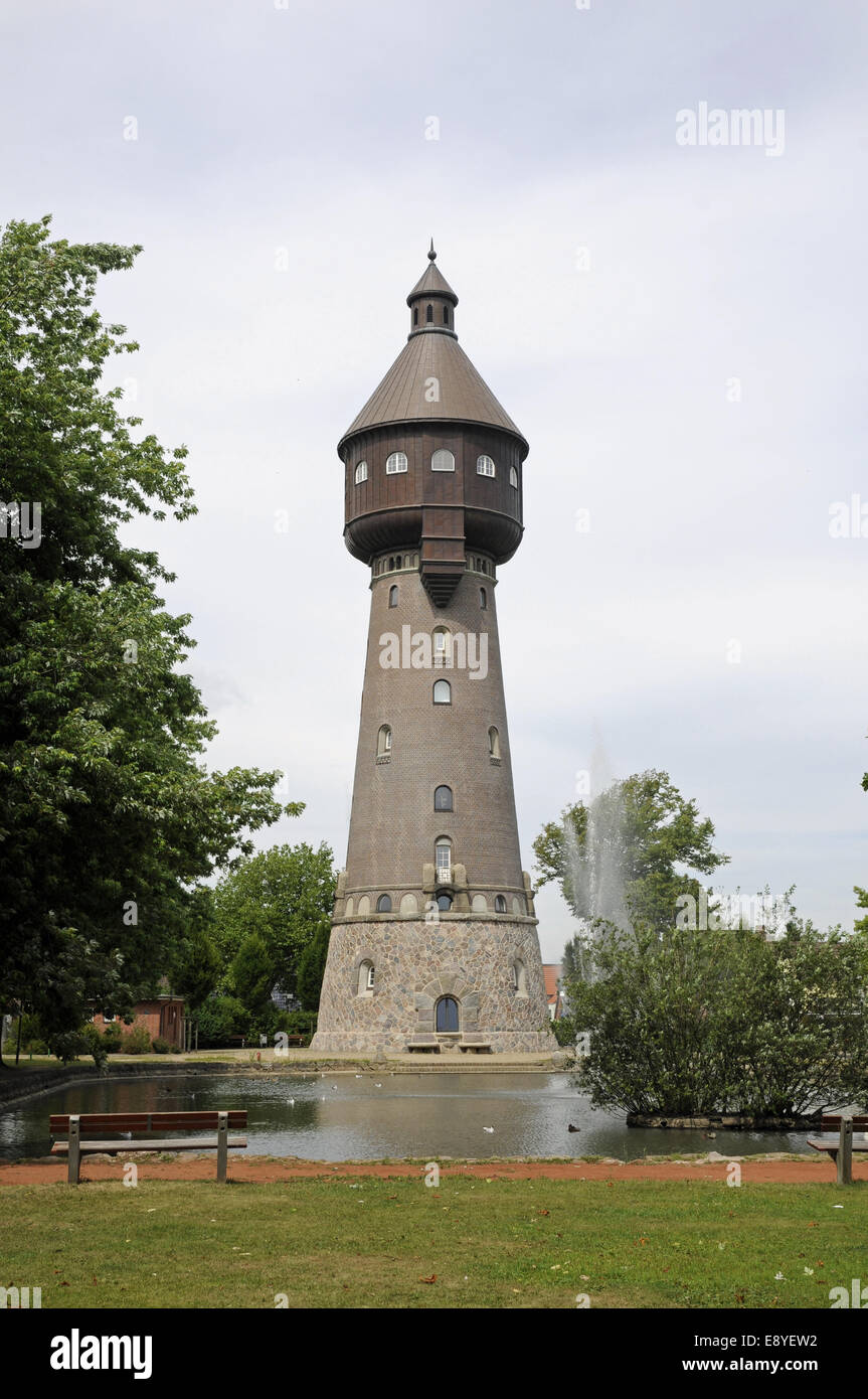 Water tower in Heide, Germany Stock Photo - Alamy
