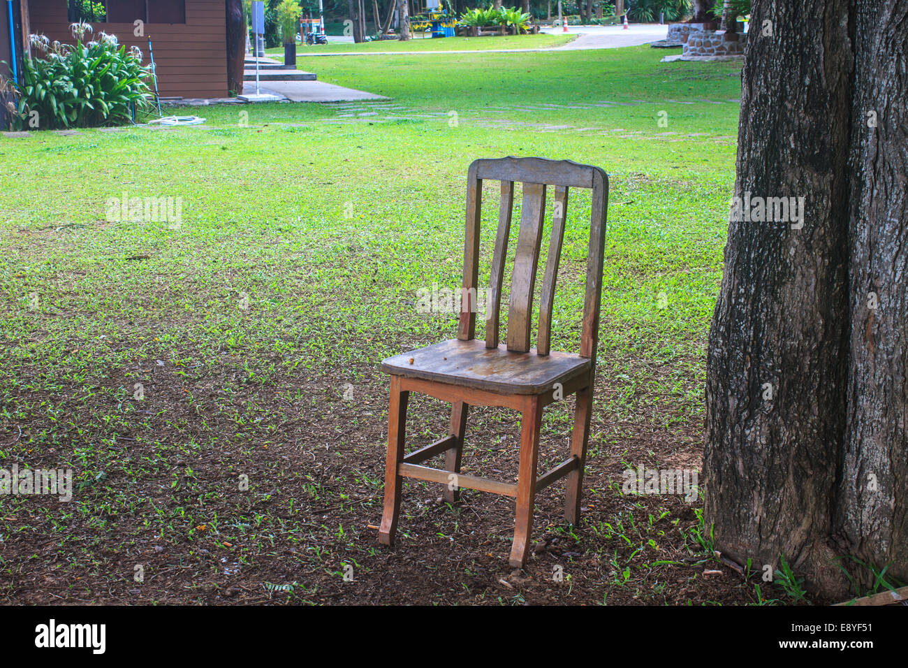 High chair garden hi-res stock photography and images - Alamy