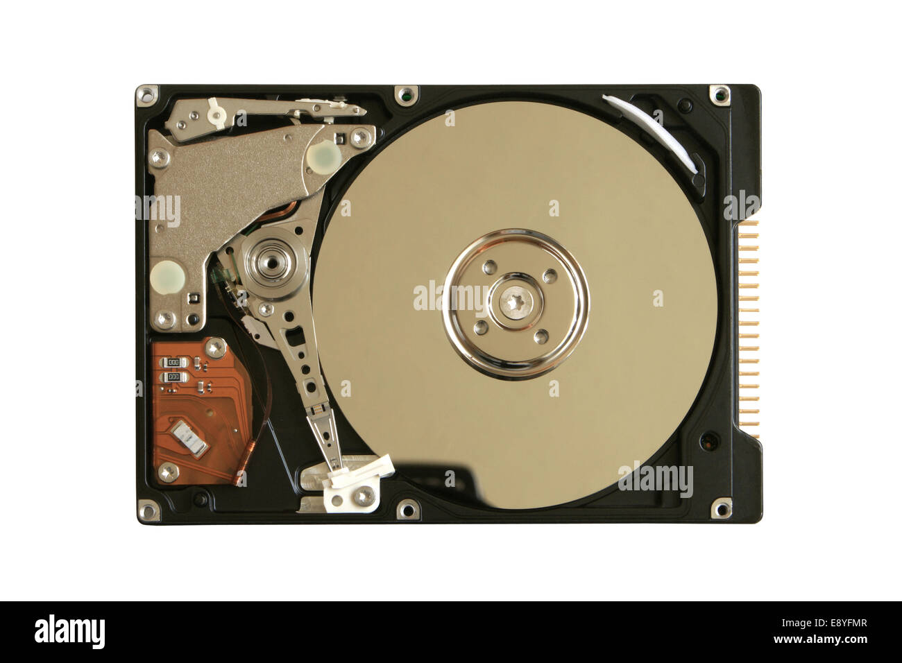 Hard disk detail Cut Out Stock Images & Pictures - Alamy