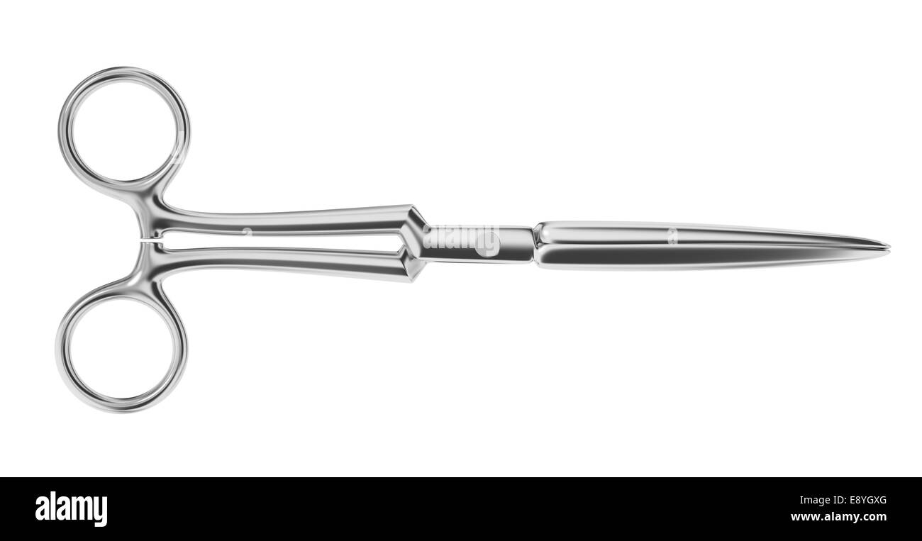 Scissors medical tool isolated Cut Out Stock Images & Pictures - Alamy